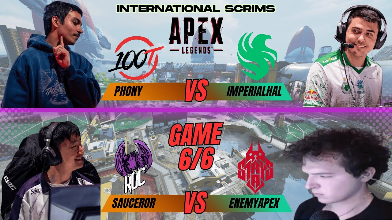 ROC vs FYR – 100T vs Falcons – Endgame Fire 🔥| Scrims | Apex Legends ...