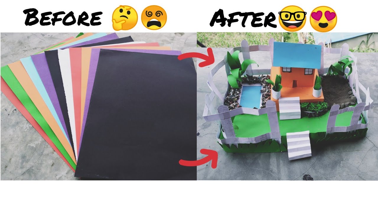 Are you thinking of making attractive house for ur project🤔/tutorial ...