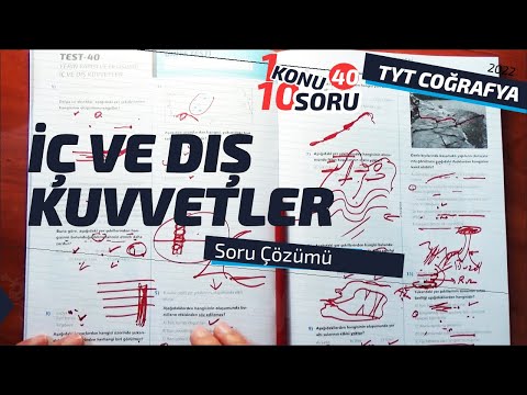 Yerin yapısı ve oluşumu iç ve dış kuvvetler soru çözümü 2