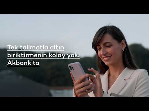 Altın biriktirmek Akbank Mobil ile çok kolay! 🤩