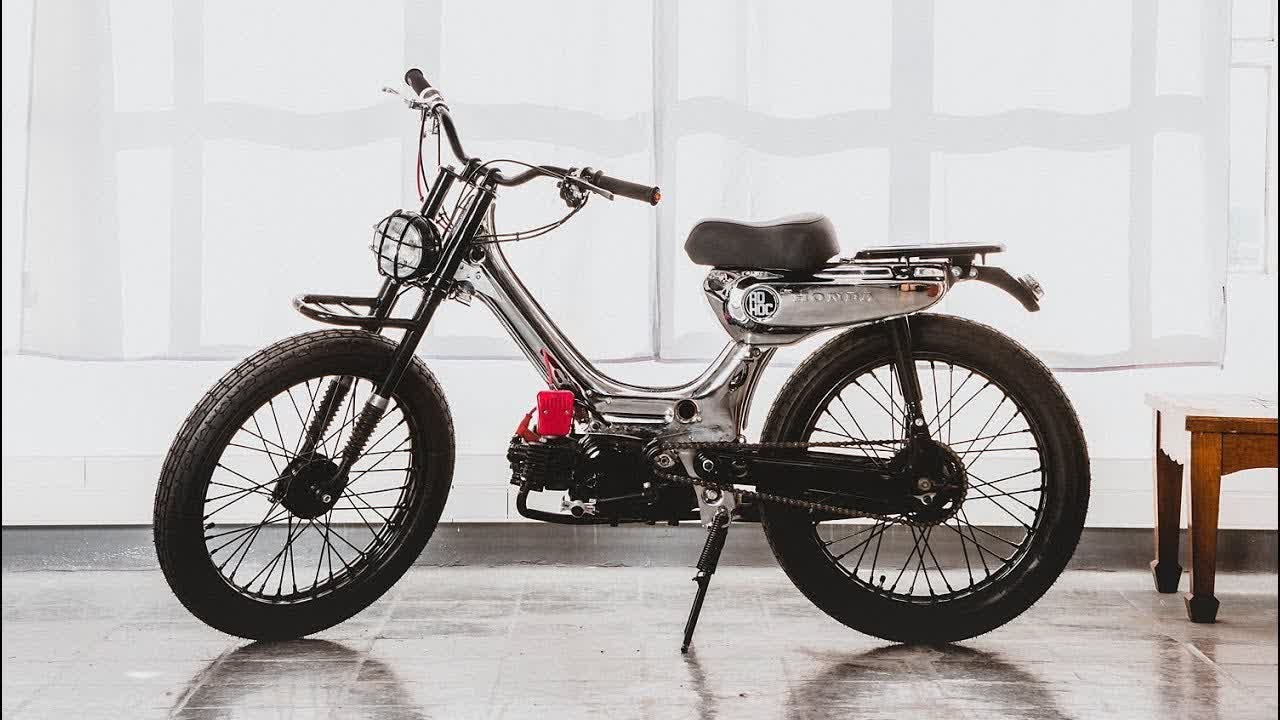 Custom Honda PC50 by Ad Hoc Cafe Racers | Custom Moto - YouTube
