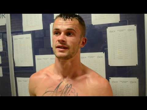 Ryan Frost on his second pro win at Braintree
