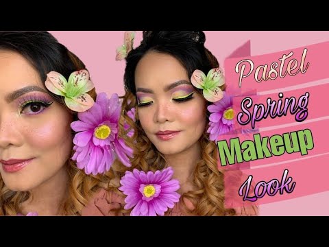 Pastel Spring Makeup Look - YouTube