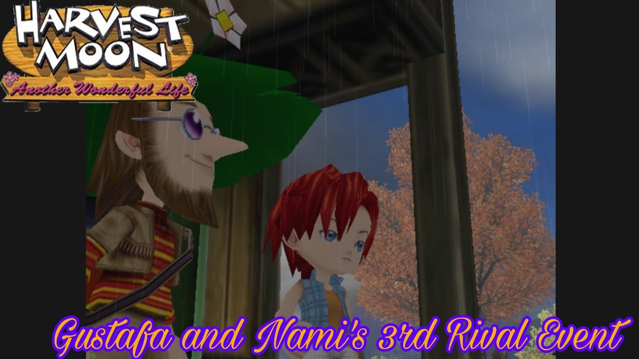 Harvest Moon: Another Wonderful Life - Gustafa and Nami's 3rd Rival ...