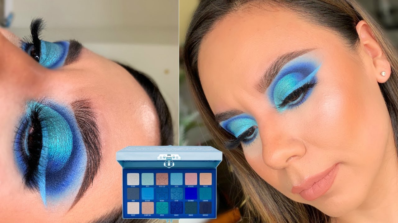 JEFFREE STAR BLUE BLOOD MAKEUP TUTORIAL - YouTube