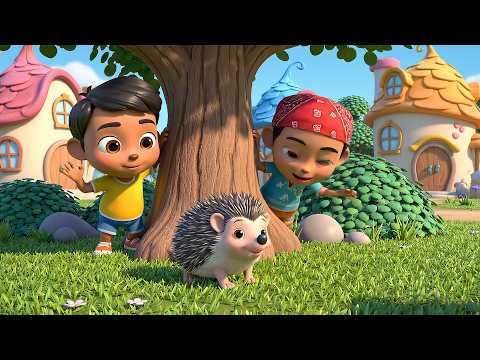 Baby Hedgehog Snuffles Snuff Snuff Snug | Cute Animal Nursery Rhymes for Kids | Baby Songs for