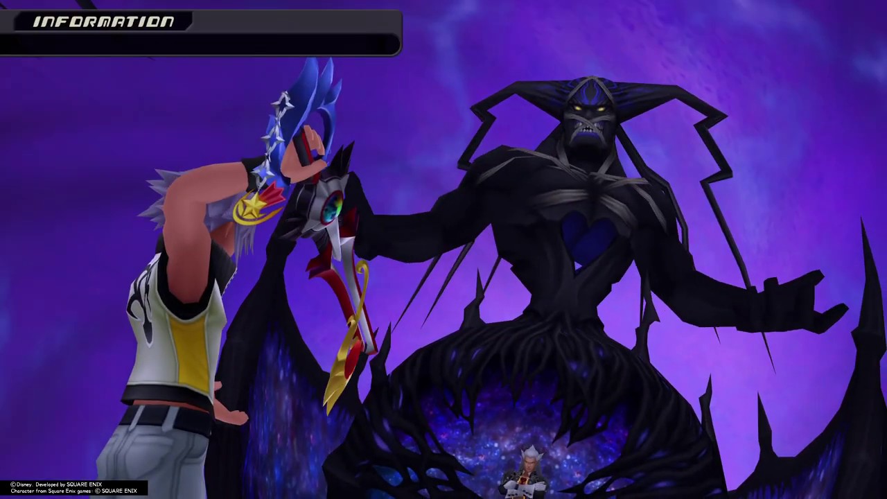 KINGDOM HEARTS HD Dream Drop Distance - Ansem 2nd Phase Boss Fight ...