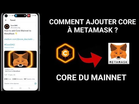 Méthode la plus simple pour ajouter Core a METAMASK 🔥🤳 - YouTube