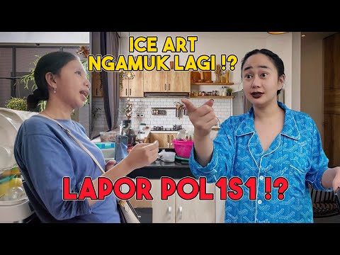 ICE ART DENISE NG4MUK GAK DAPAT MAKAN !!??