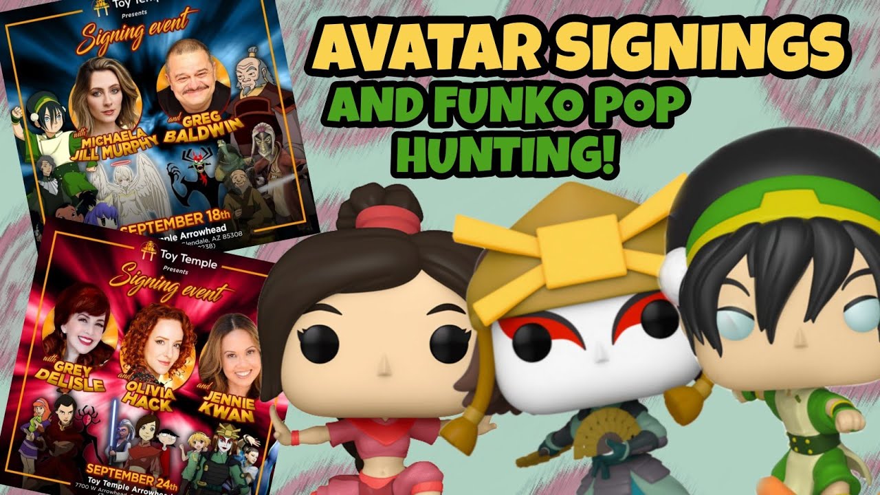 Avatar Pop Signing and MALL Funko Hunt! - YouTube