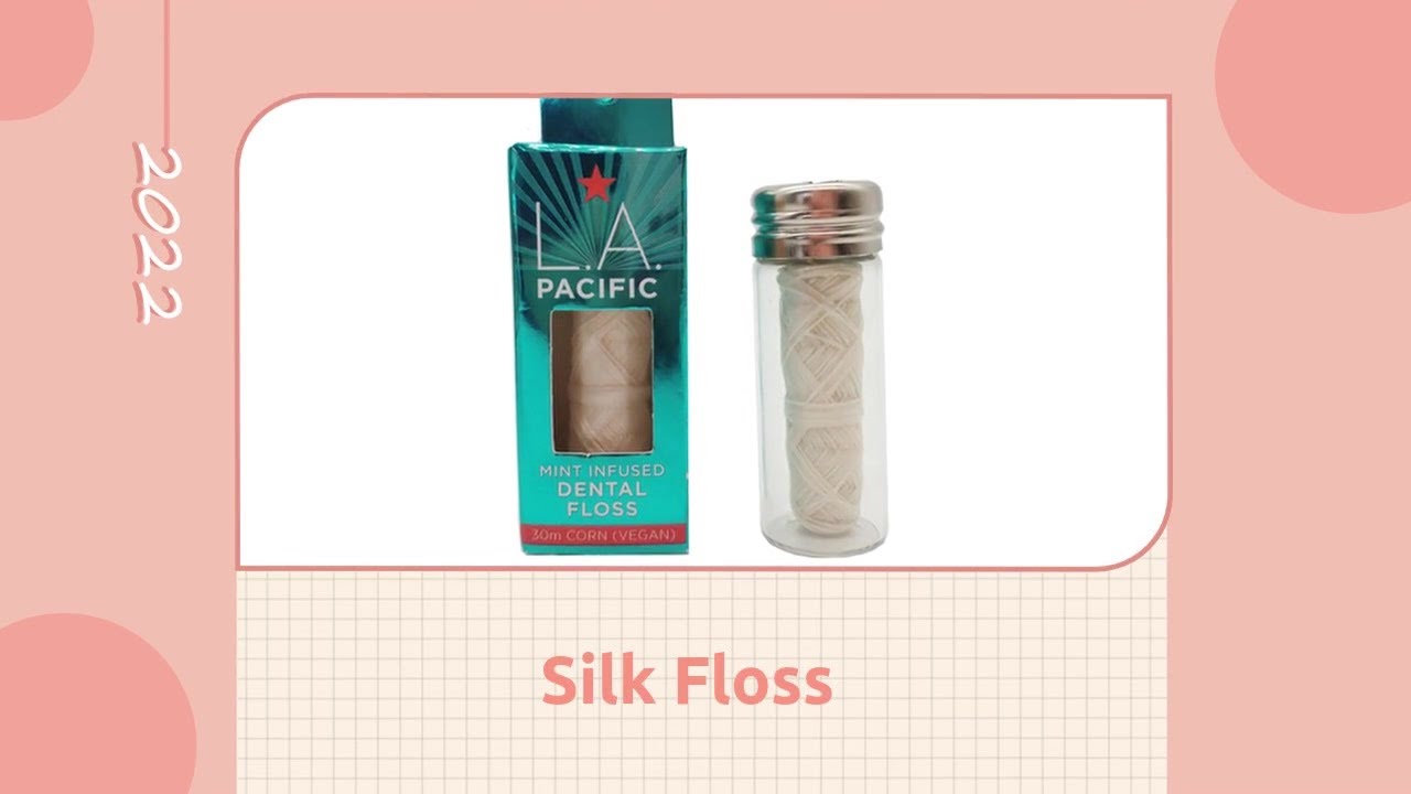 30m Silk Dental Floss in Glass Bottle #professionalblusherpalette1 ...