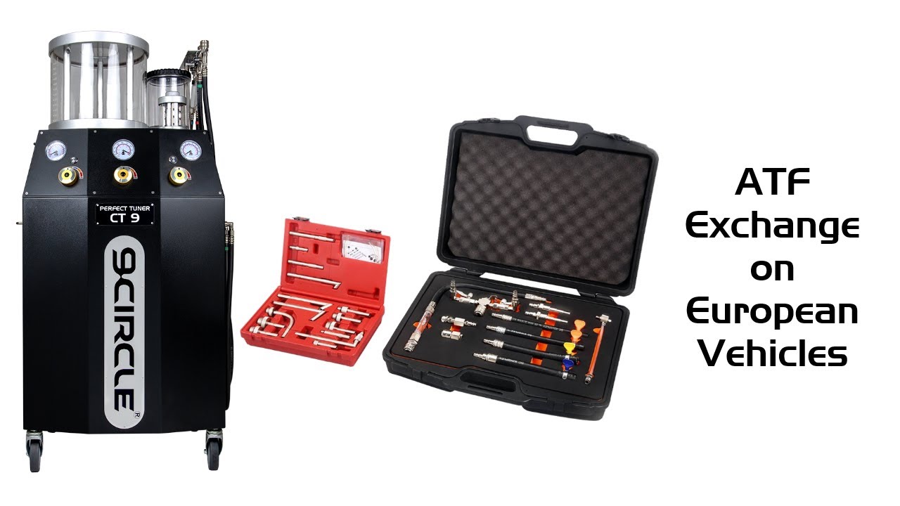 ATF Exchange on European Vehicles Using CT9 + 9CL-47704 - YouTube