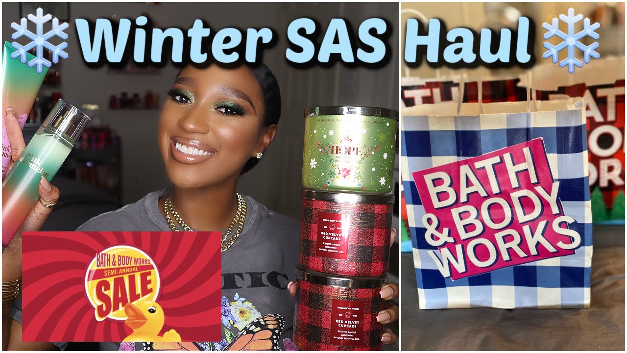 Bath and Body Works Winter SAS Haul Part 1| My Thoughts on the Entire ...