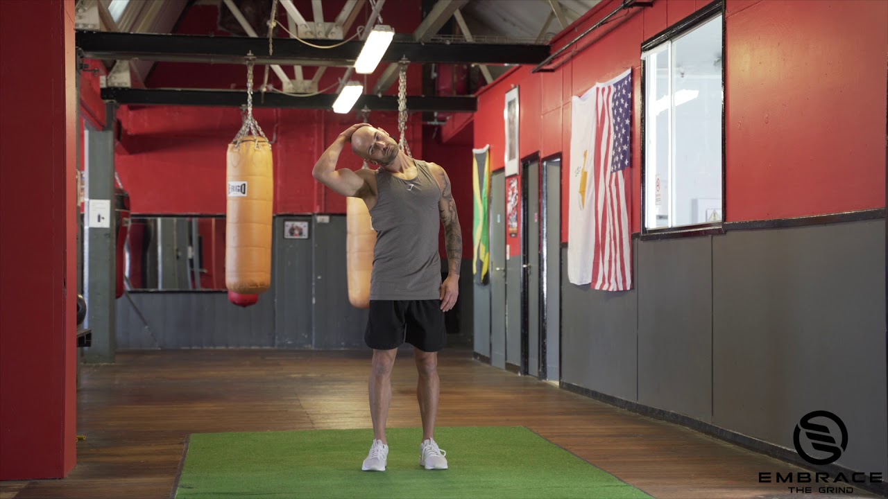 Assisted Side to Side Neck Stretch - YouTube