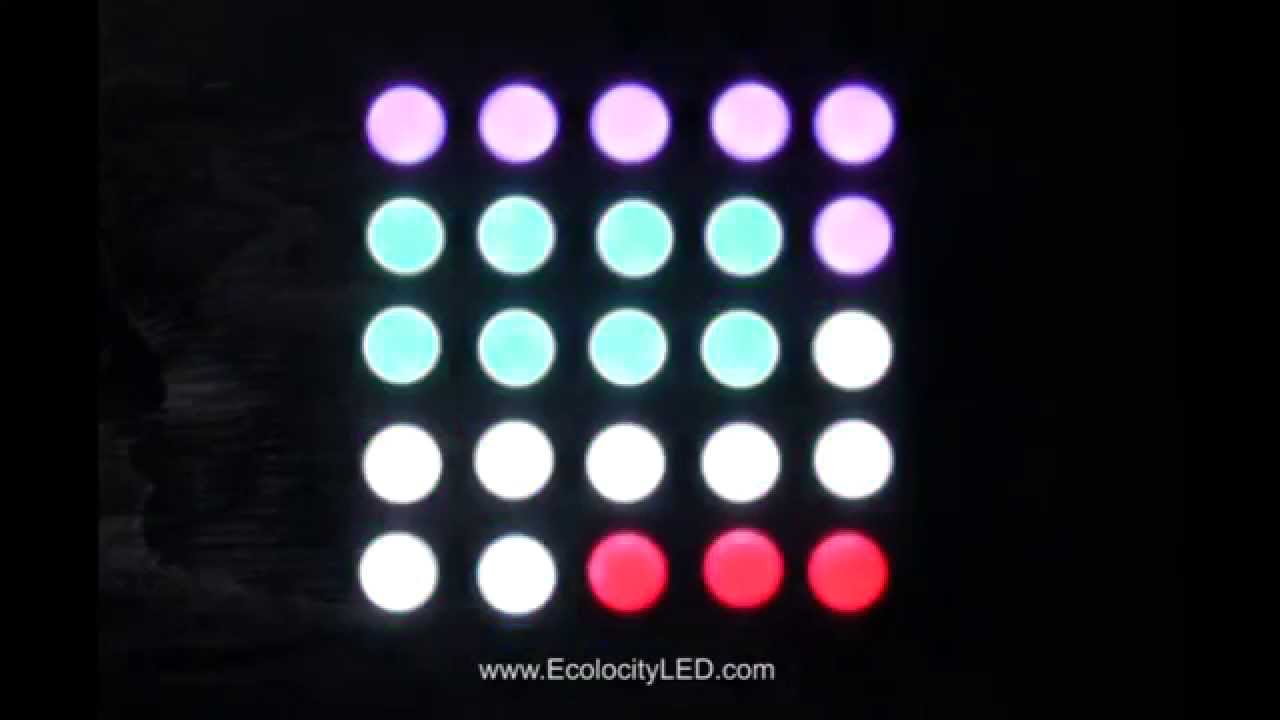 35 Programmed Modes of Digital DMX Decoder with 25 Dome Modules ...