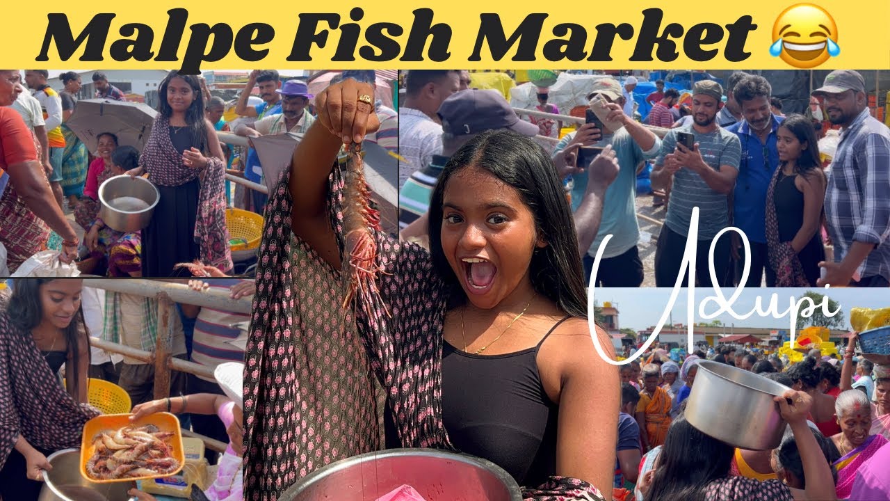 Malpe Fish Market Da Gammath😂Udupi| Rakshita Tulu Talks #tulu #rakshita ...