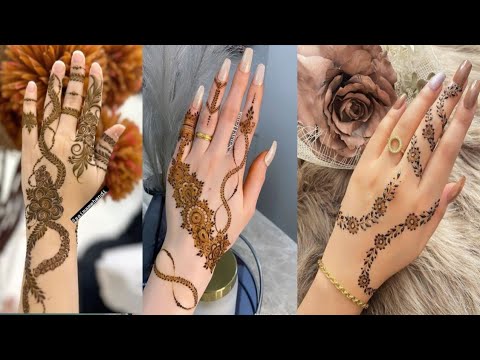 latest bail mehndi design | attractive mehndi design | simple mehndi ...