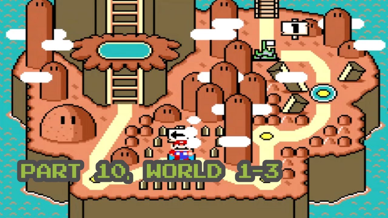 Super Mario World: Playthrough- Part 10, World 1 & 2. - YouTube
