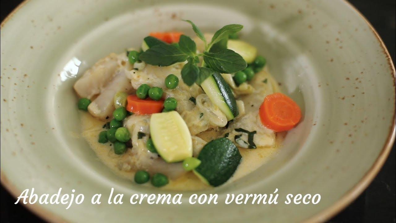 Abadejo a la crema con vermú seco - YouTube
