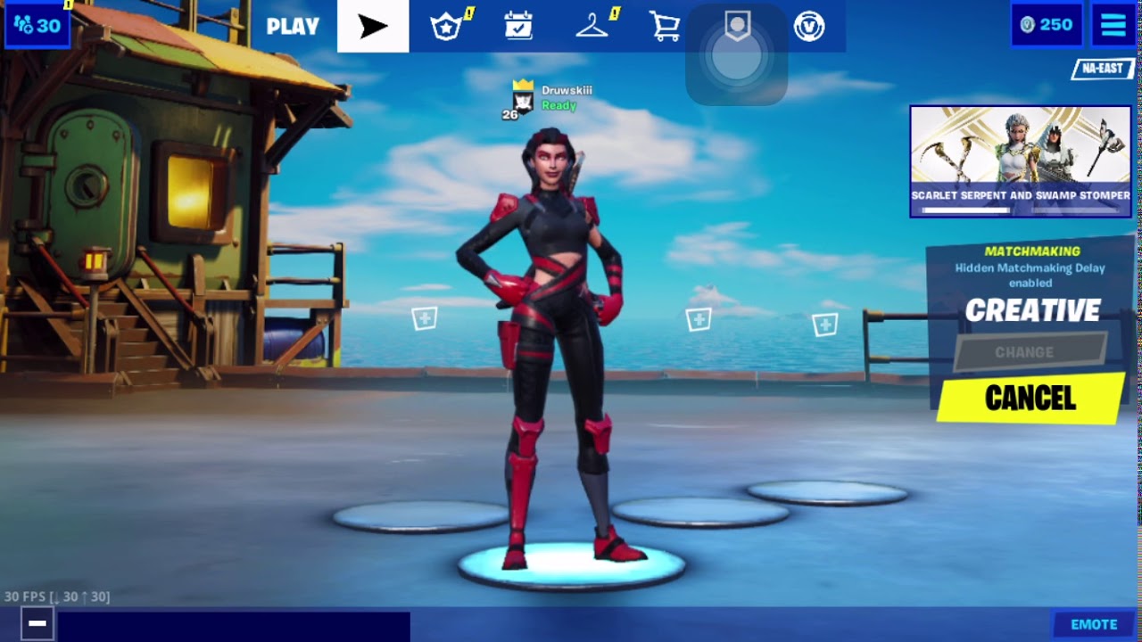 SCARLET SERPENT (Default) skin combo 🐍♨️ - YouTube