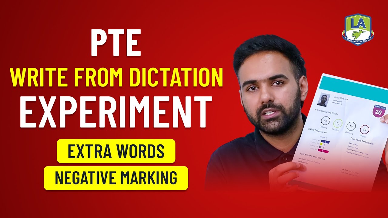 PTE Write From Dictation Experiment | Tips & Tricks | Extra Words ...