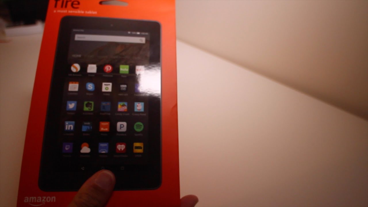Amazon Fire $50 Tablet Unboxing. - YouTube