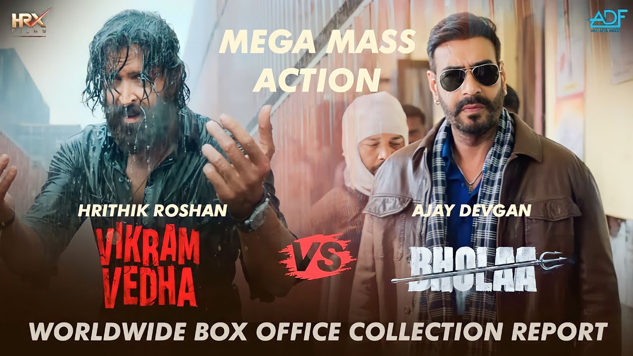 Vikram Vedha Vs Bholaa Box Office Collection | Mass Action Movie ...
