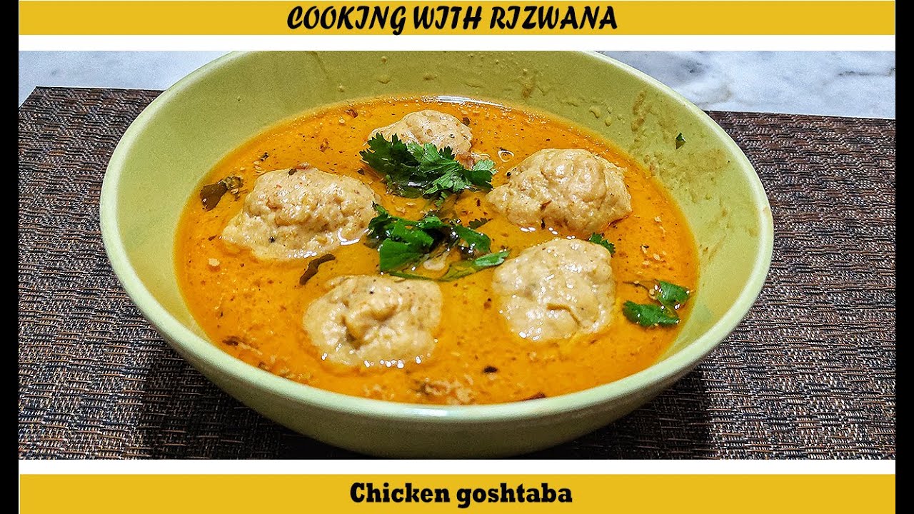 Kashmiri Chicken Goshtaba * URDU/HINDI* - YouTube