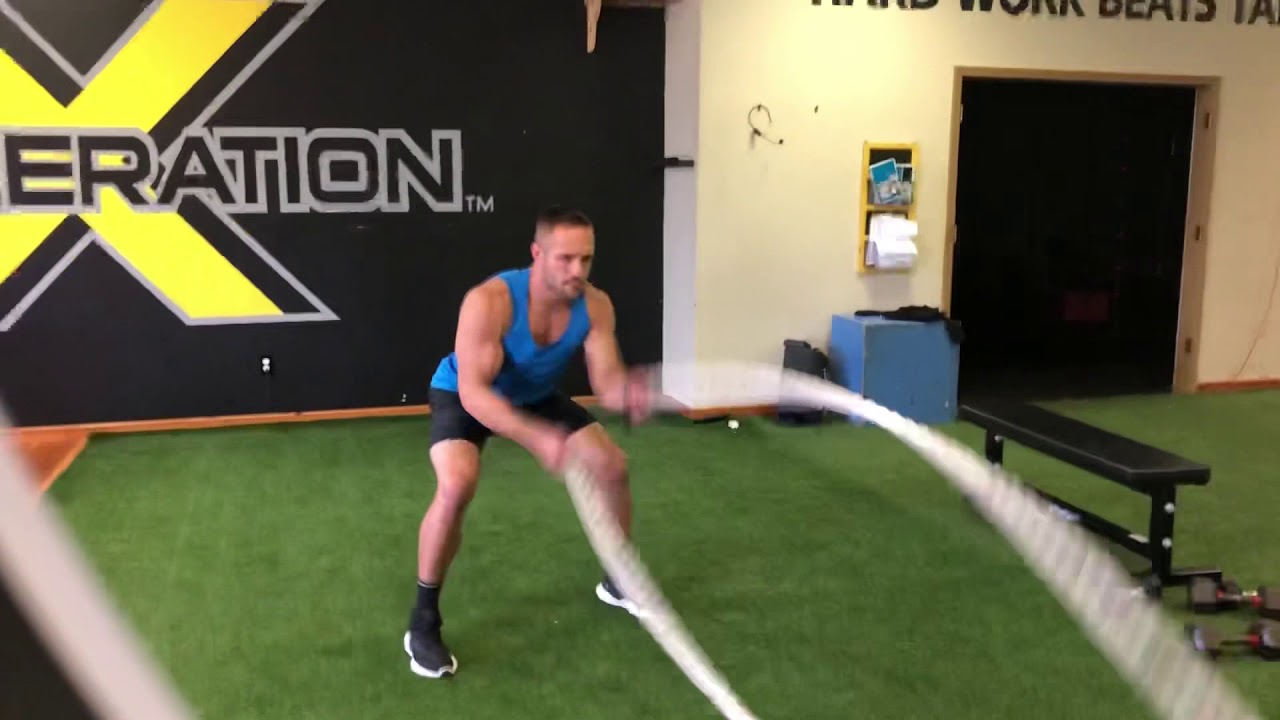 Alternating Rope Slams - YouTube