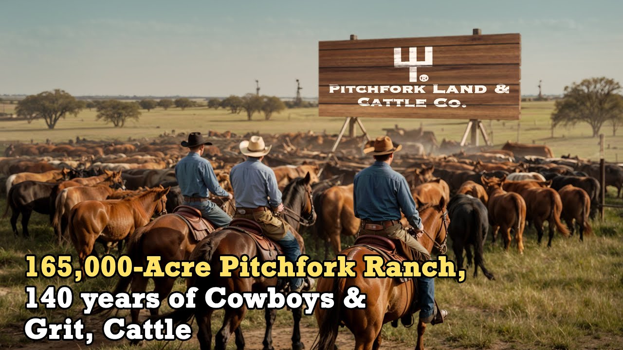 Inside Texas' 165,000 Acre Pitchfork Ranch 140 Years of Cattle, Cowboys ...