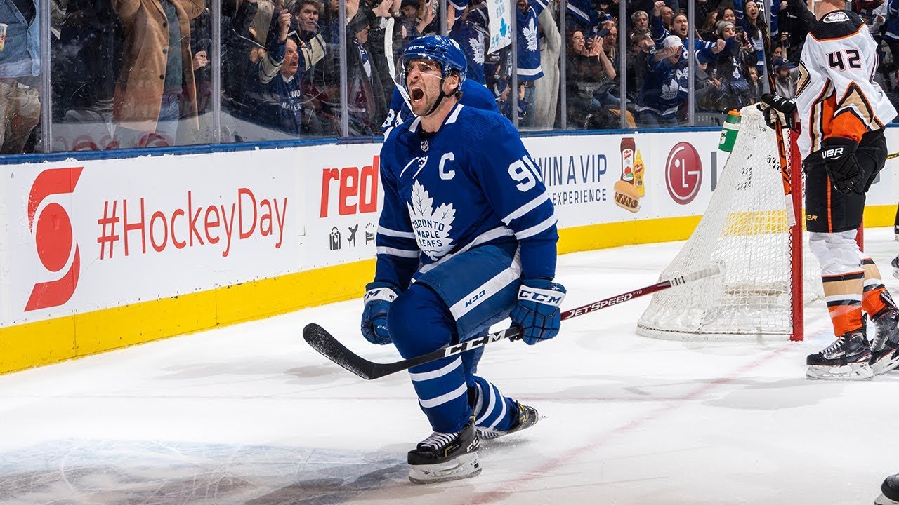 Tavares tips in OT winner in final seconds - YouTube