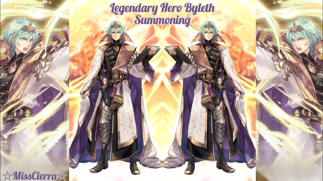 Fire Emblem Heroes Legendary Hero Byleth Summoning - YouTube
