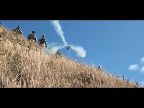 Water protectors attacked with tear gas canisters/ DAPL conflict - YouTube