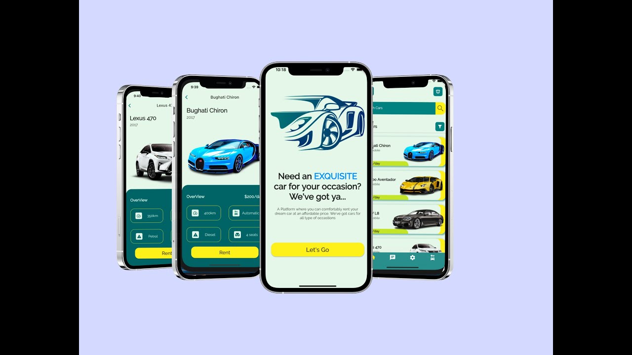 Car-Rental App - Flutter UI - YouTube
