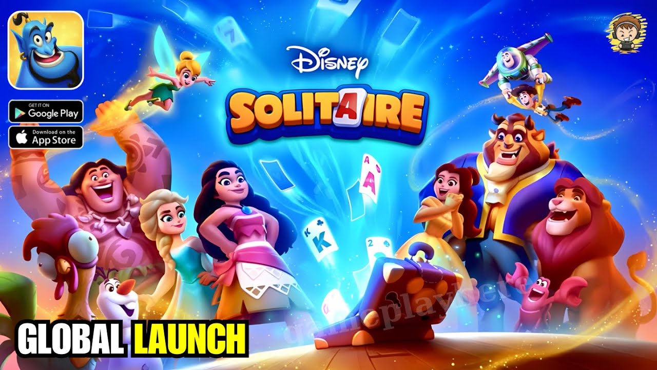 Disney Solitaire Gameplay - Global Launch (iOS/Android) - YouTube