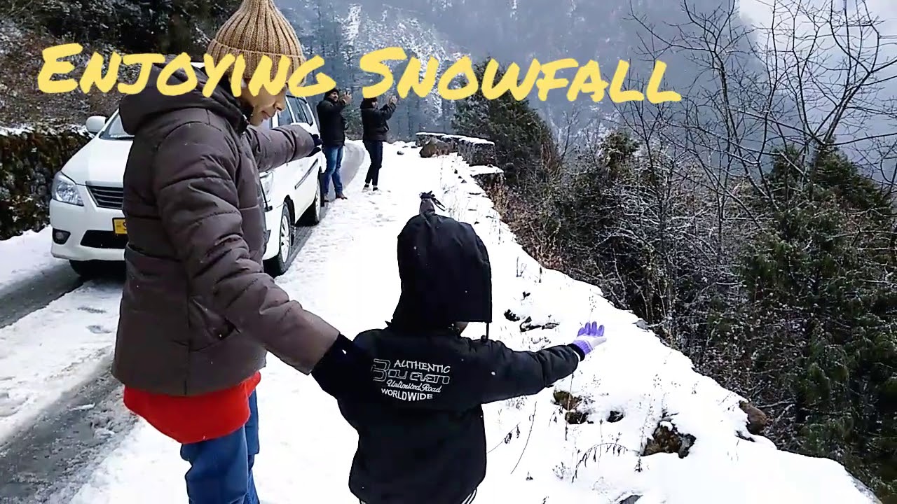 Enjoyed Snowfall. Yumgthung Sikkim - YouTube