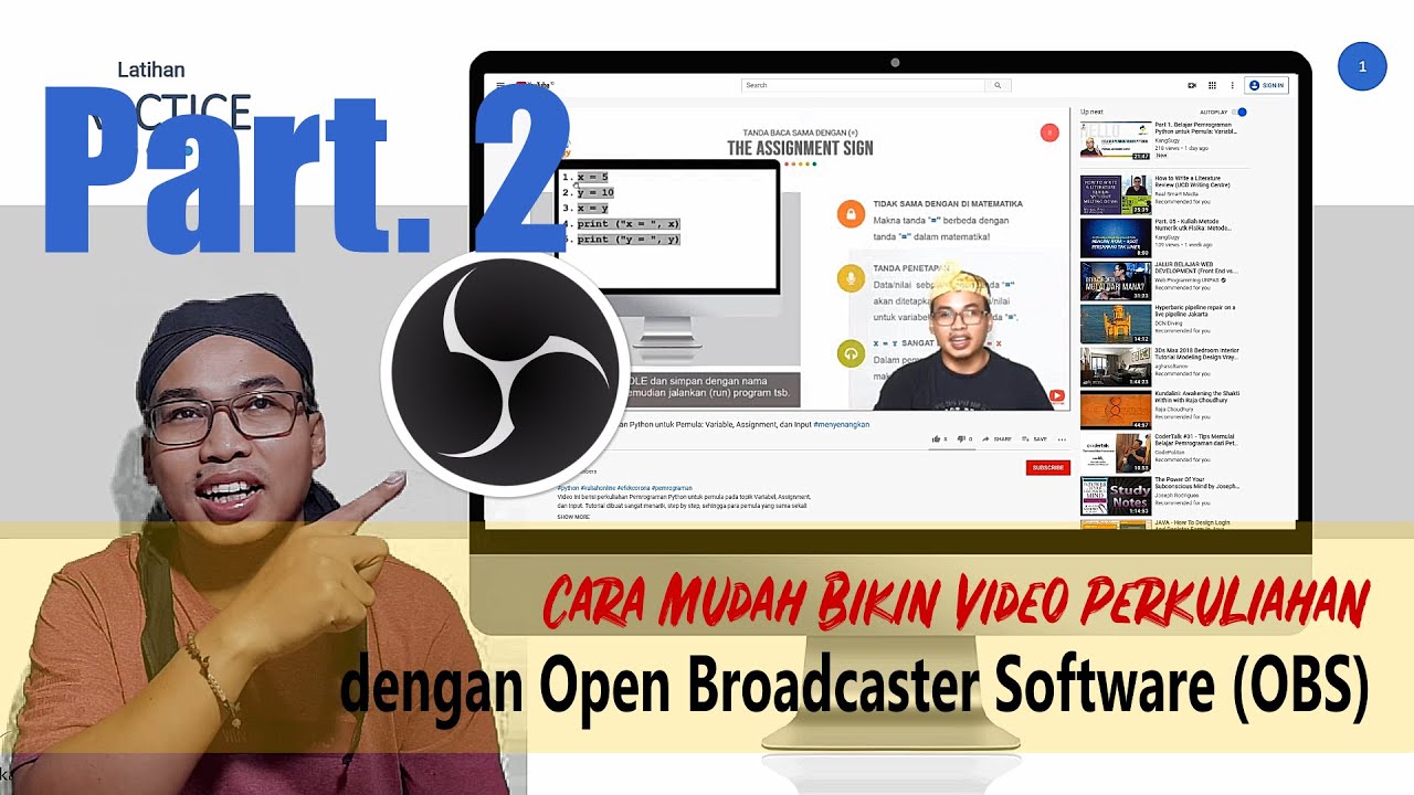 Part 2. Tutorial Cara Gampang Bikin Video Pembelajaran dengan Open ...