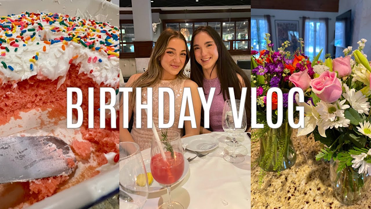 27TH BIRTHDAY VLOG: celebrating with family, baking a cake, presents ...