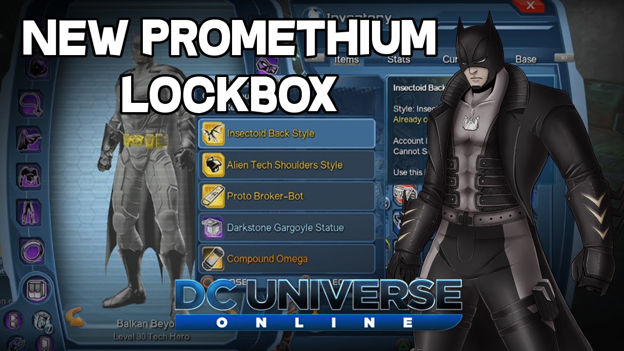 DCUO - New Promethium Lockbox Reward System - YouTube