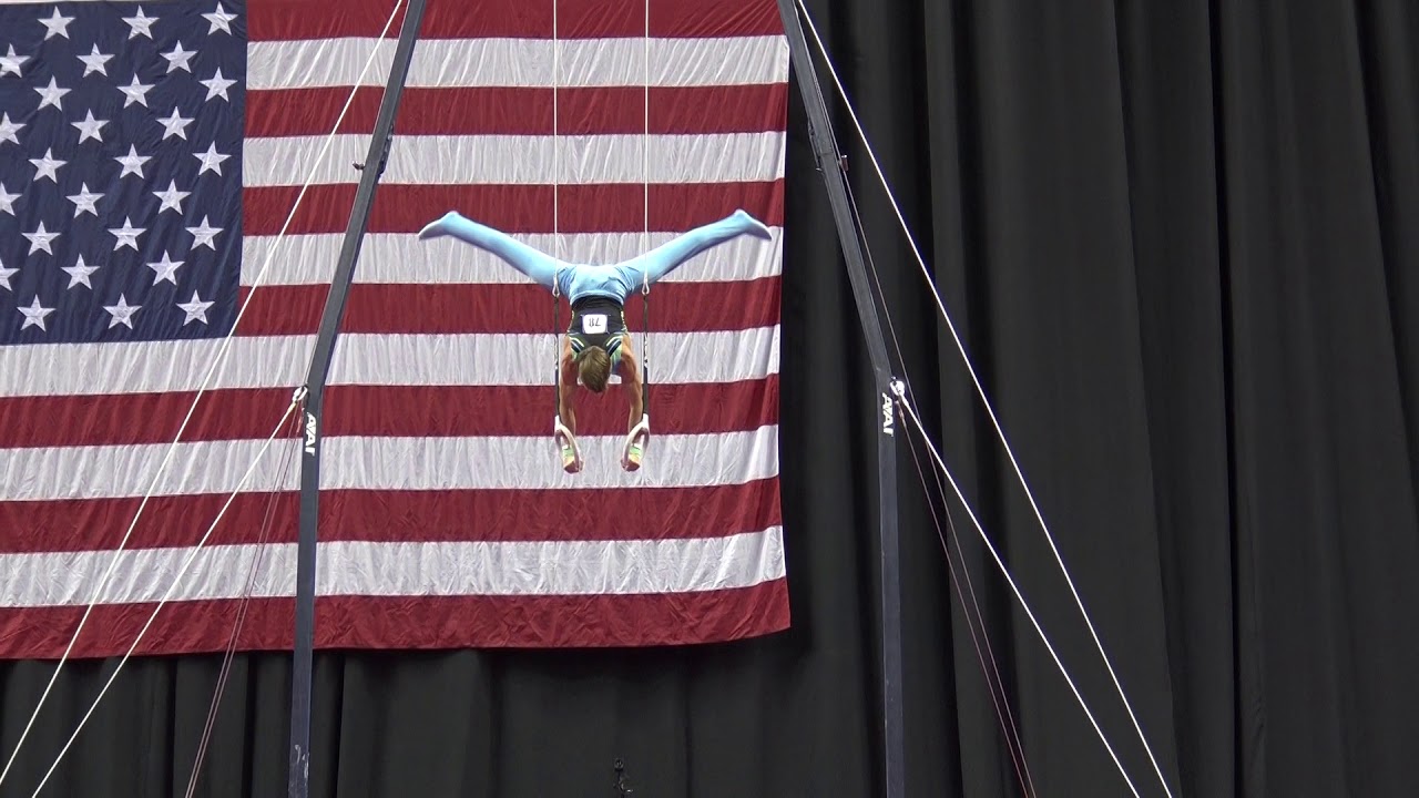 Max Olinger - Still Rings - 2019 U.S. Gymnastics Championships - Junior ...