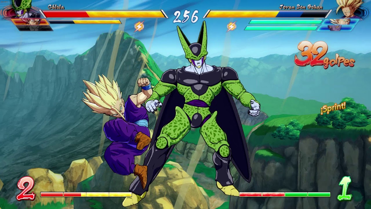 Arena match with Gohan's dramatic finish - YouTube