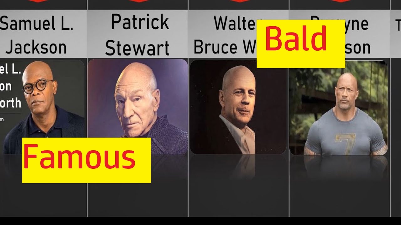 50 Famous Bald Celebrities Of All Time part2 - YouTube