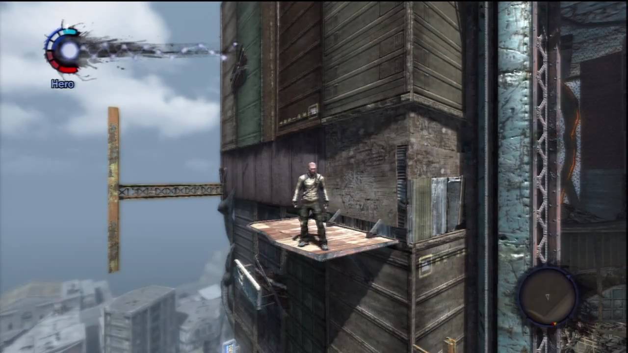 inFamous - Climbing The Junk Tower - YouTube