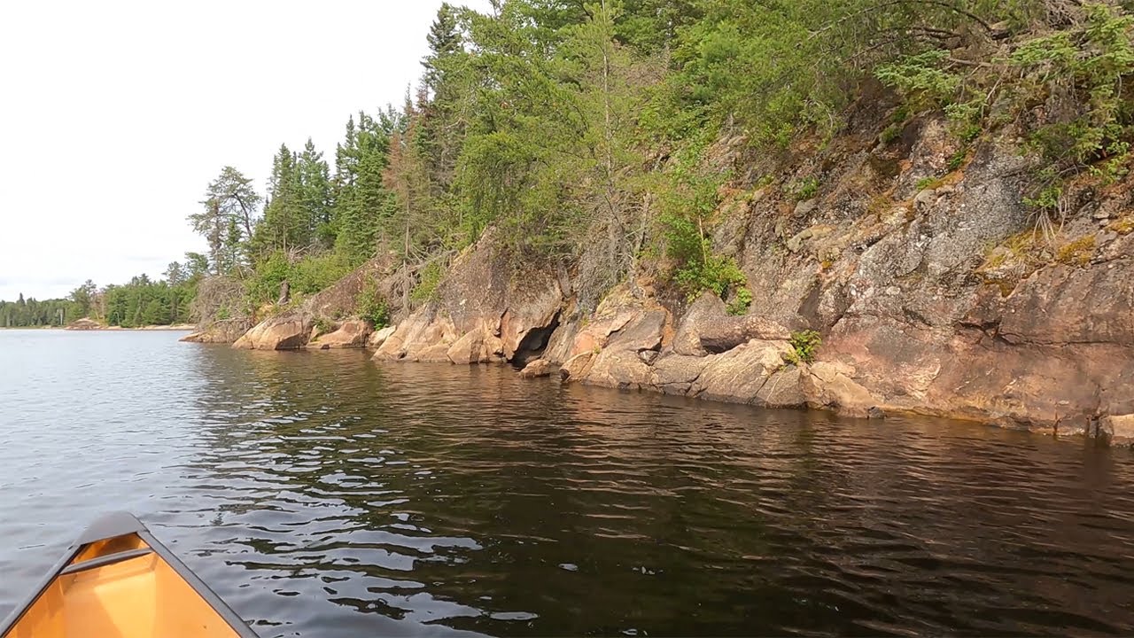 Paddling - Little Bass Lake from the North Hegman Lake portage to ...