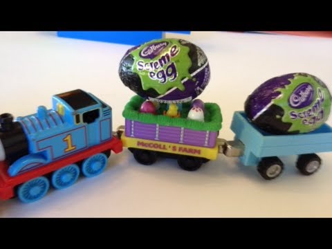 Thomas and Friends Train with Scream Chocolate Eggs by PleaseCheckOut ...