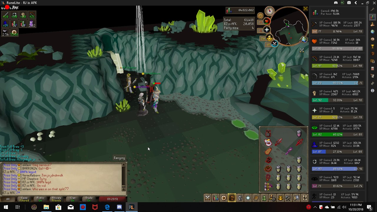 LEARNER RAID TWISTED BOW DROP!! 4MAN 300M SPLITS - YouTube