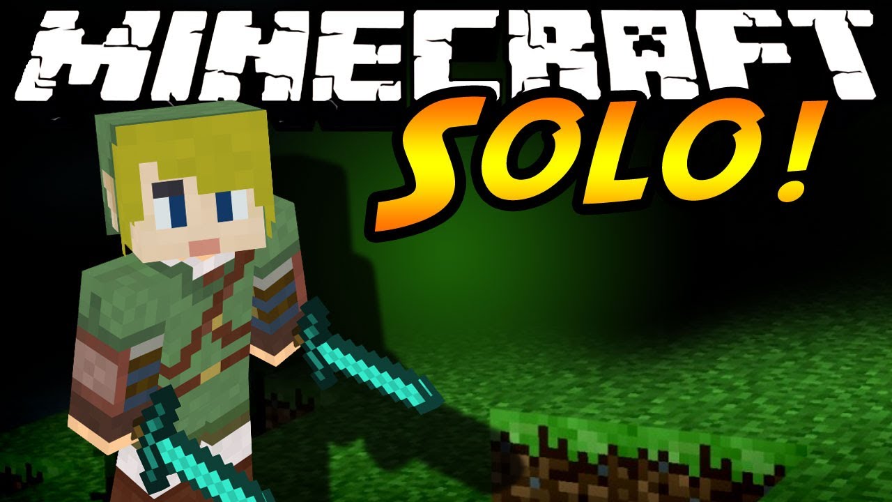 Minecraft Solo #7: ROOFED FOREST BIOME! - YouTube