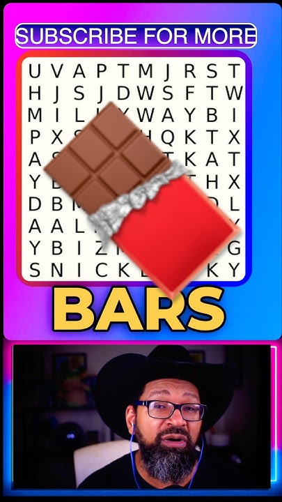 🍫Candy Bar Word Search Challenge#shorts - YouTube