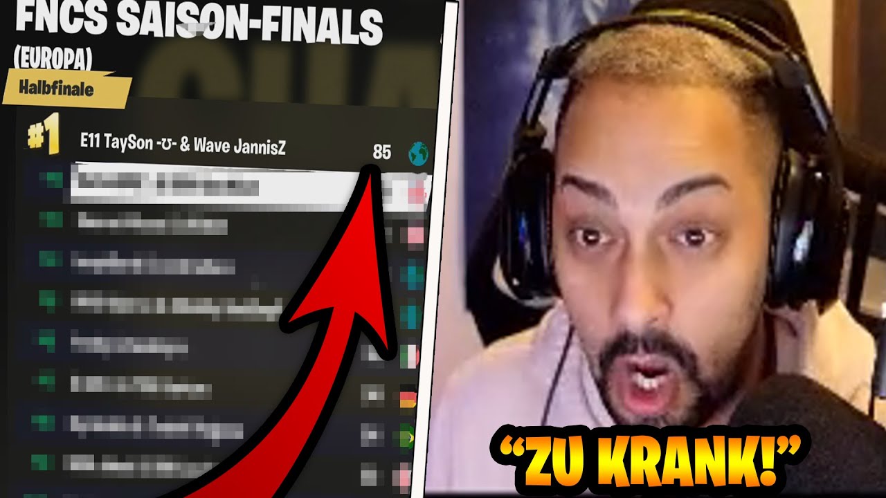 WELTREKORD im FNCS mit 85 PUNKTEN 😱 I JannisZ & Tayson zerstören FNCS ...