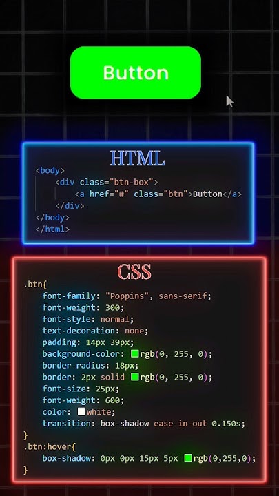 Creating Glow Button On Hover Html Css Html Css Youtubeshorts Coding Webdevelopment